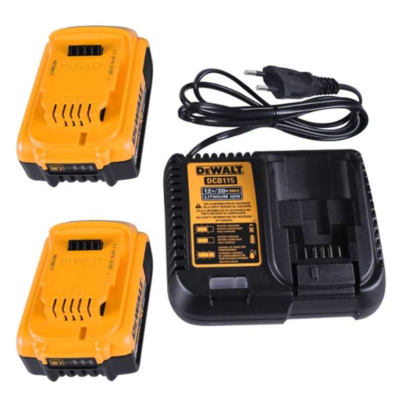 Rotomartillo SDS Plus 20V XR Inc 2 Bat y Carg Dewalt DCH133M2-B2