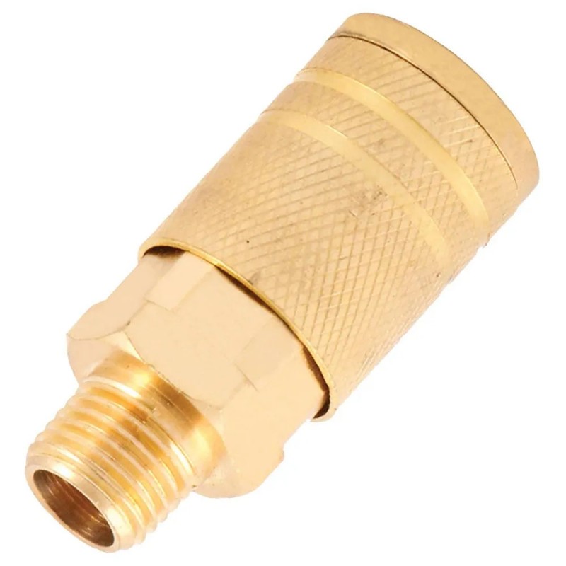 Conector Rápido Latón NPT 1/4" Hembra 19082 Truper