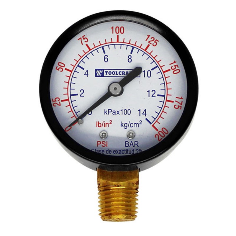 Manómetro 0-200 PSI