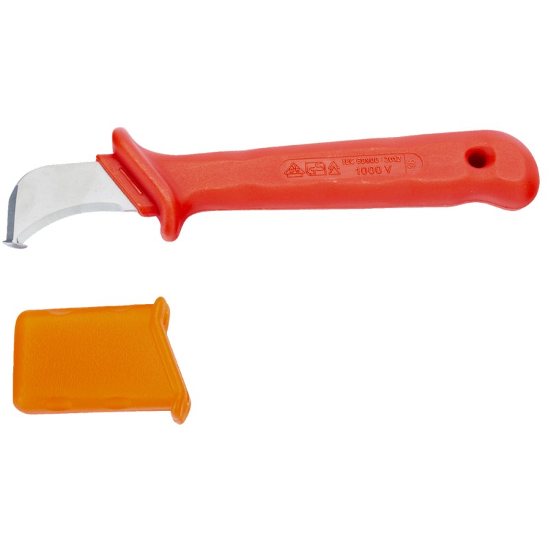 Cuchillo curvo aislado c/guia 1000v 2820VHELP Bahco