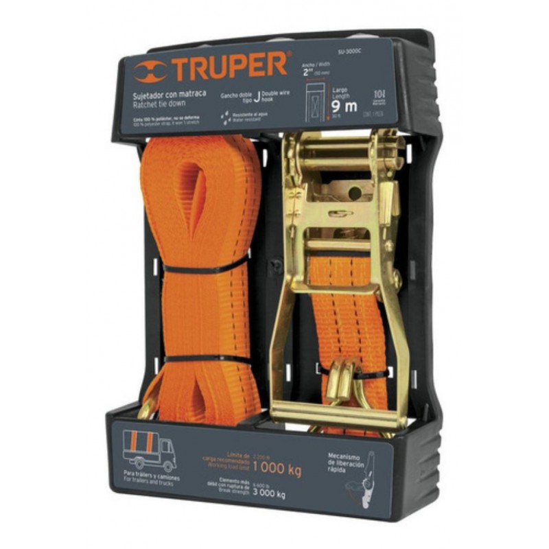 Sujetador Con Matraca 3000 KG. 19286 Truper