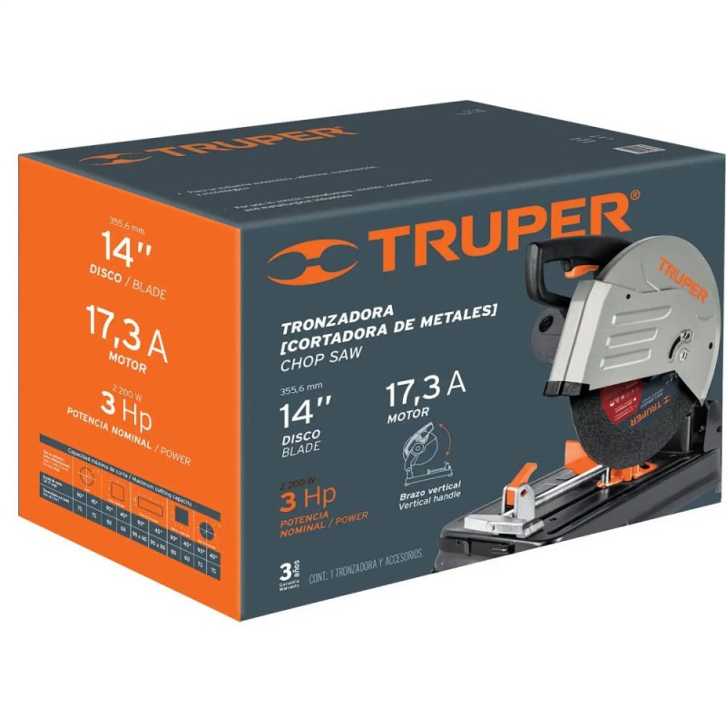 Tronzadora 14" 2200W Truper 13196