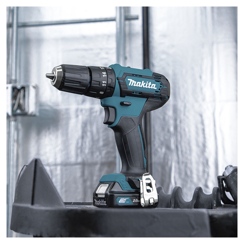 Taladro Percutor 3/8" 12V CXT 30 Nm 2 Bat 2.0 Ah Makita HP333DSAE