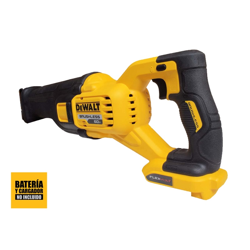 Sierra Sable Reciprocante 60V Flexvolt XR Baretool Dewalt DCS389B-B3