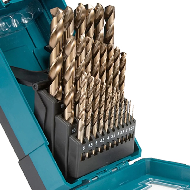 Set de Brocas p Metal HSS-CO 1-13mm 25 Unid Makita D-67577