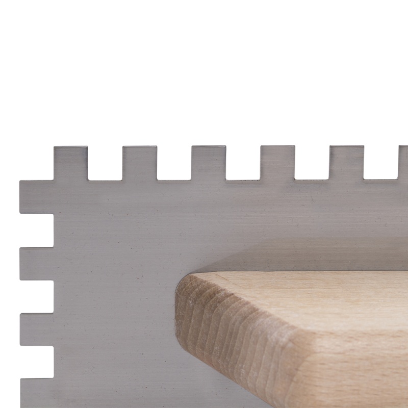 Plancha para Empastar Dentada 48 cm Mango de Madera Rubi 610003016