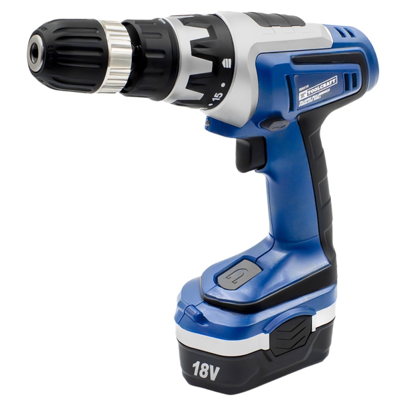 Taladro Atornillador 3/8" 18V Incl 1 Bat + Carg Toolcraft TC4114