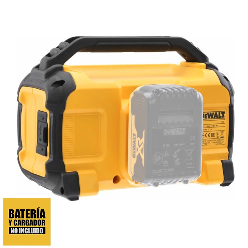 Parlante Altavoz 12V Max / 20V Max con Bluetooth Dewalt DCR010