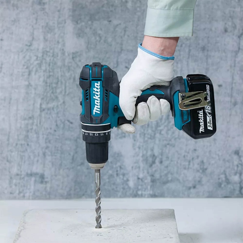 Taladro Percutor 1/2" 18V LXT Incl 1 Bat + Carg Makita DHP482Y002