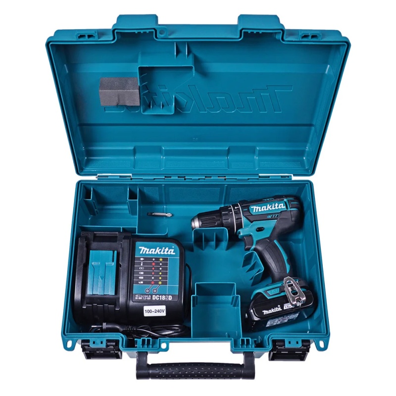 Taladro Percutor 1/2" 18V LXT Incl 1 Bat + Carg Makita DHP482Y002