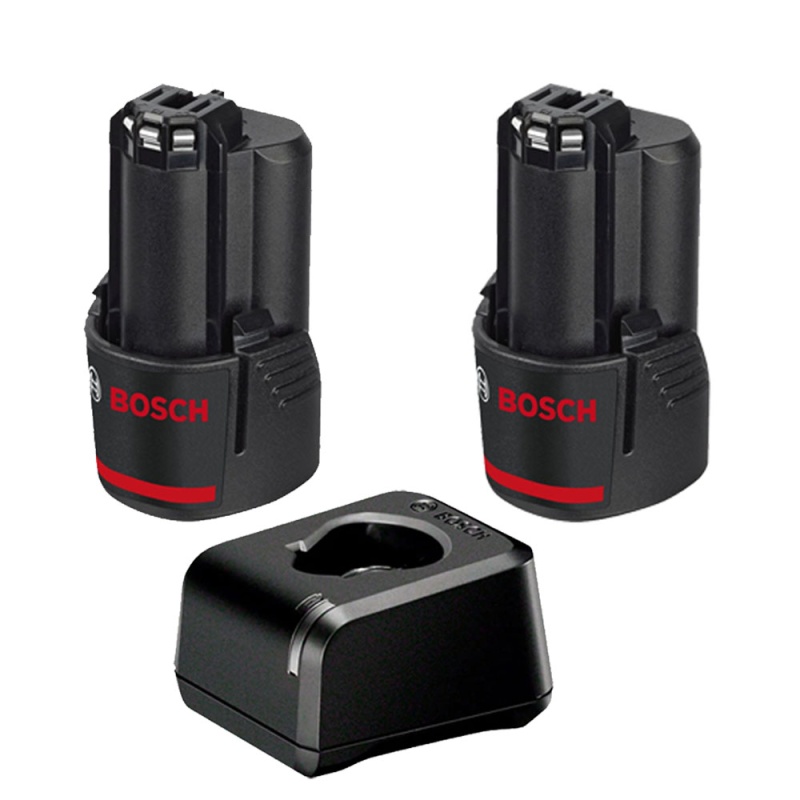 Cortador Múltiple 12V GUS 12V-300 + 2 Baterías 2.0 Ah y Cargador Bosch
