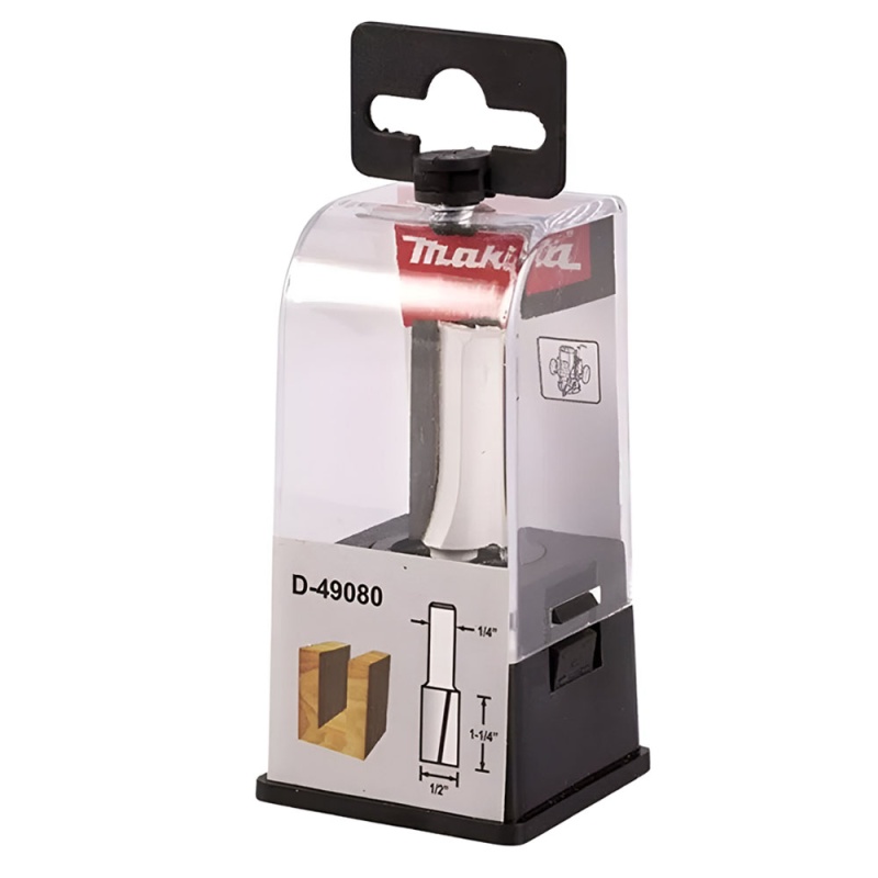 Fresa Recta para Ranuras 1/4" x 1/2" Makita D-49080