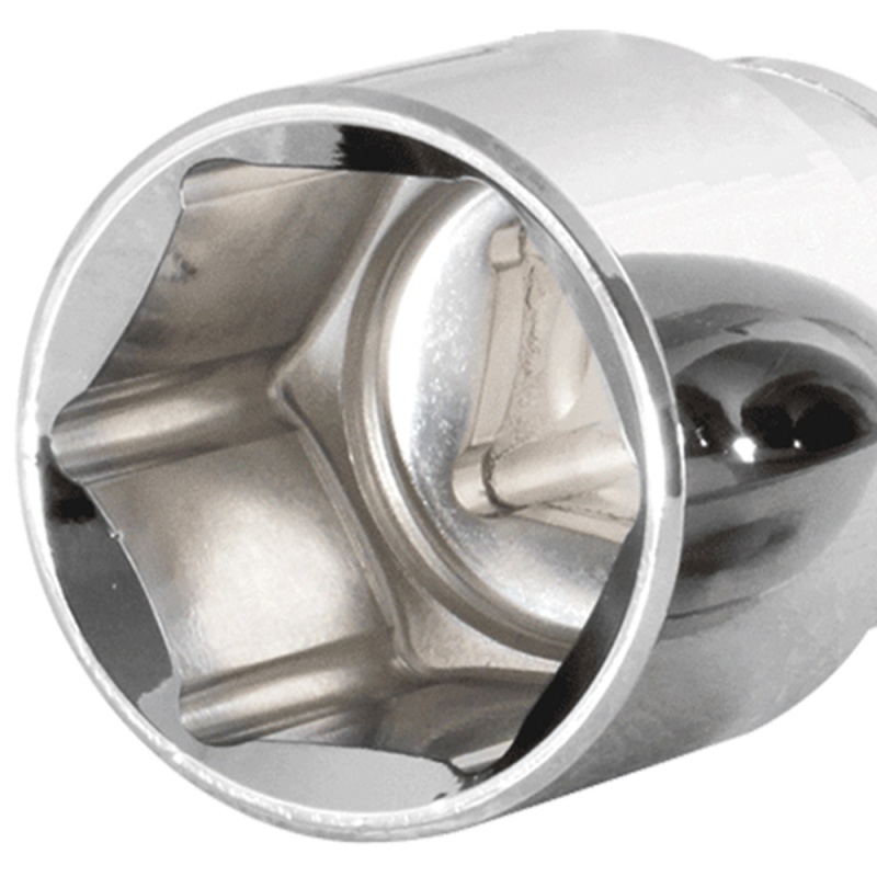 Dado Hexagonal Milimétrico 1/2" x 10 mm Corto Toolcraft TC3722