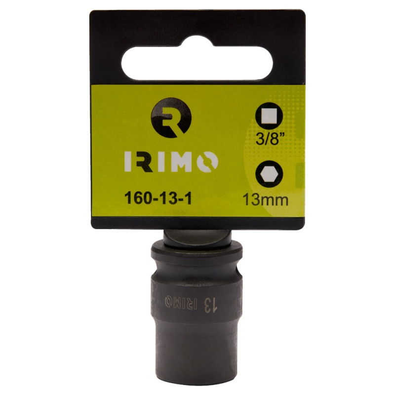 Dado Hexagonal Milimétrico 3/8" x 13 mm Corto Irimo 160-13-1