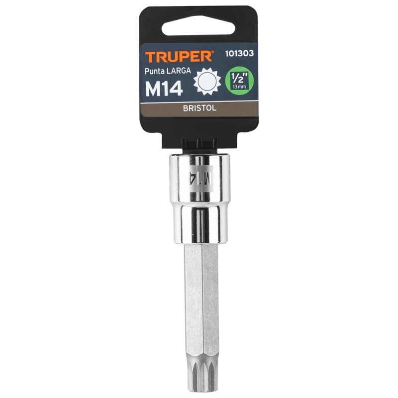 Dado Punta XZN 1/2" x M14 Largo Truper 101303