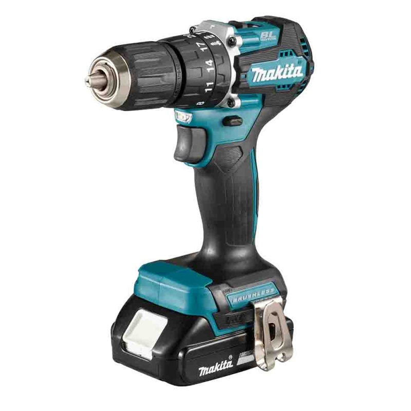 Taladro Percutor 1/2″ 18V LXT BL Inc 1 Bat y Carg Makita DHP487SF